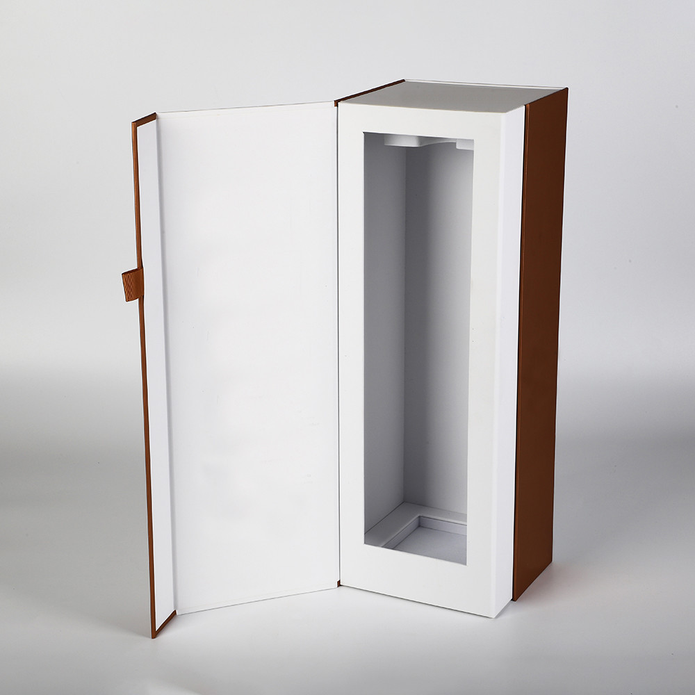single vodka bottle packaging box Gin Rigid Magnetic Gift Box Cardboard ...